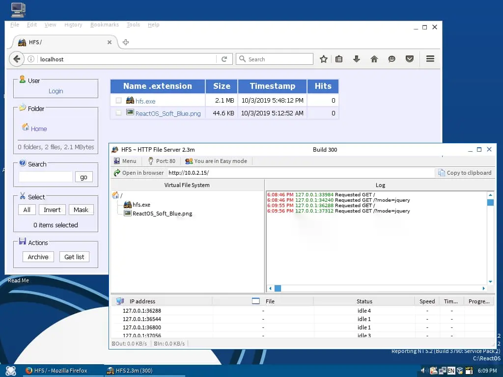 ReactOS for loading old meters?